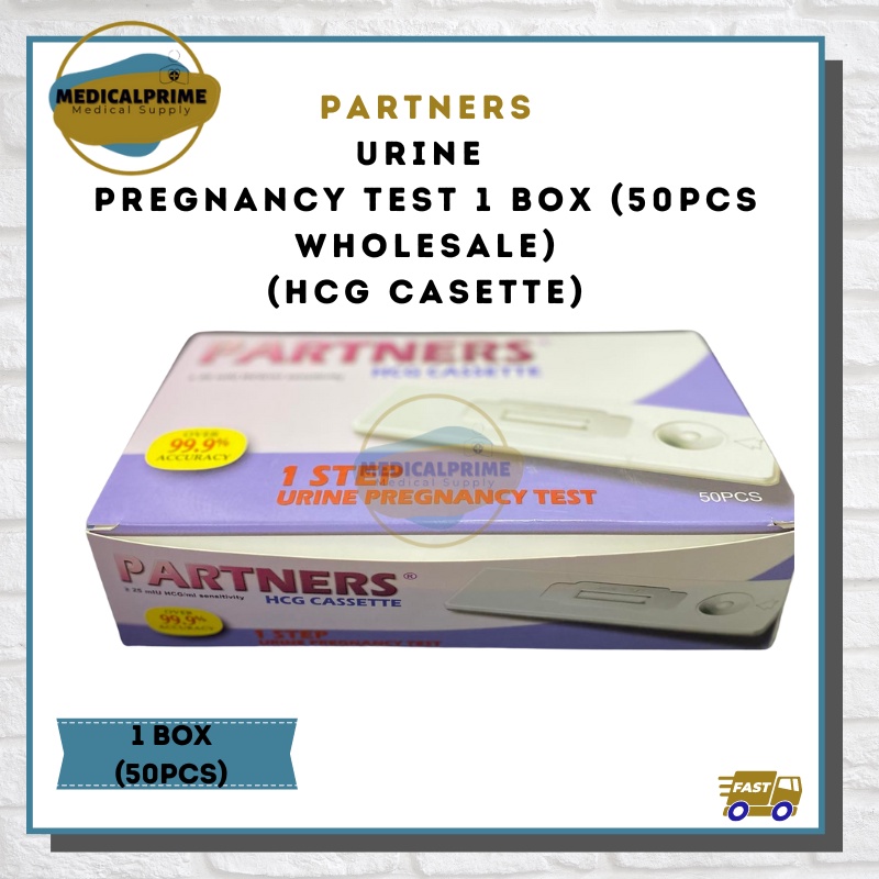 PARTNERS PREGNANCY TEST KIT ORIGINAL - 1 BOX (100pcs) 99% ACCURACY WITH ...