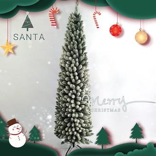 150cm/5ft Pointed Snow Slim Artificial Christmas Tree | Shopee Philippines