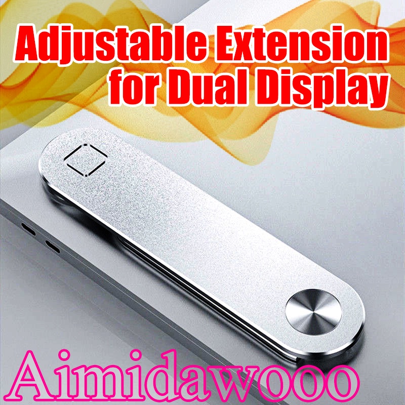 Adjustable Dual Display Support Side Extension for Mobile Phone Laptop ...