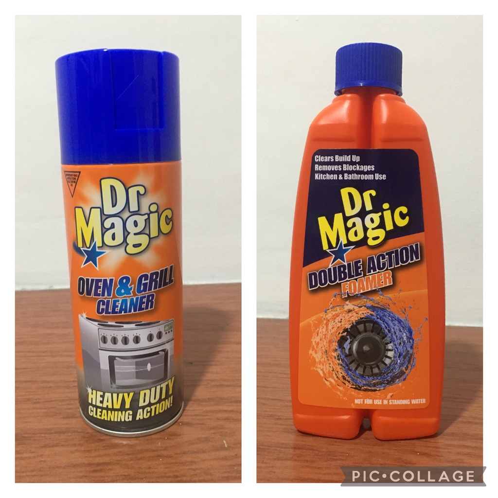 Dr. Magic Oven & Grill Cleaner 390ml / Dr. Magic Double Action Foamer ...