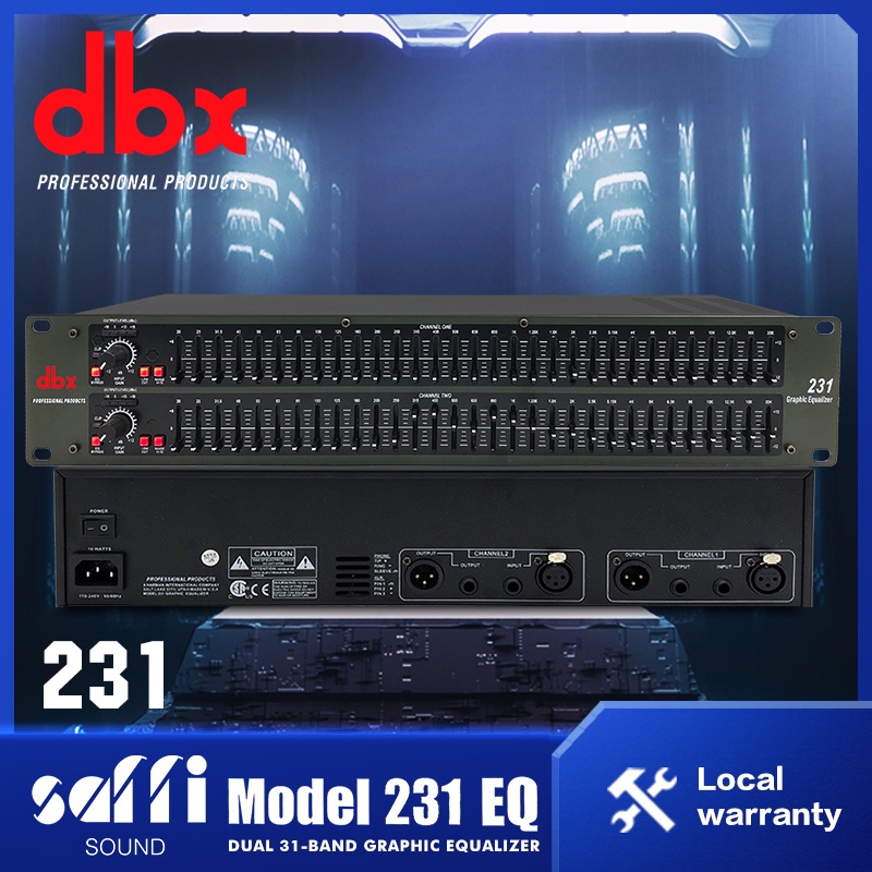 DBX Graphic Equalizer dbx 231 Dual channel 31 band 2-series | Shopee ...