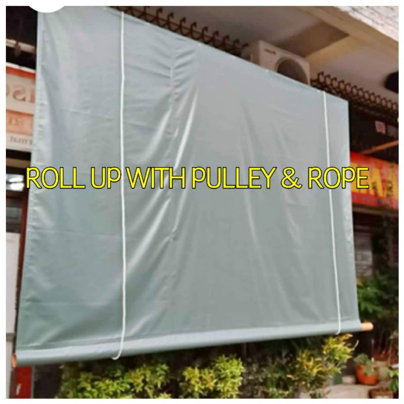 6ft x 6ft ROLL UP TRAPAL WITH PULLEY & ROPE TRAPAL LONA DIRECT SUPPLIER ...
