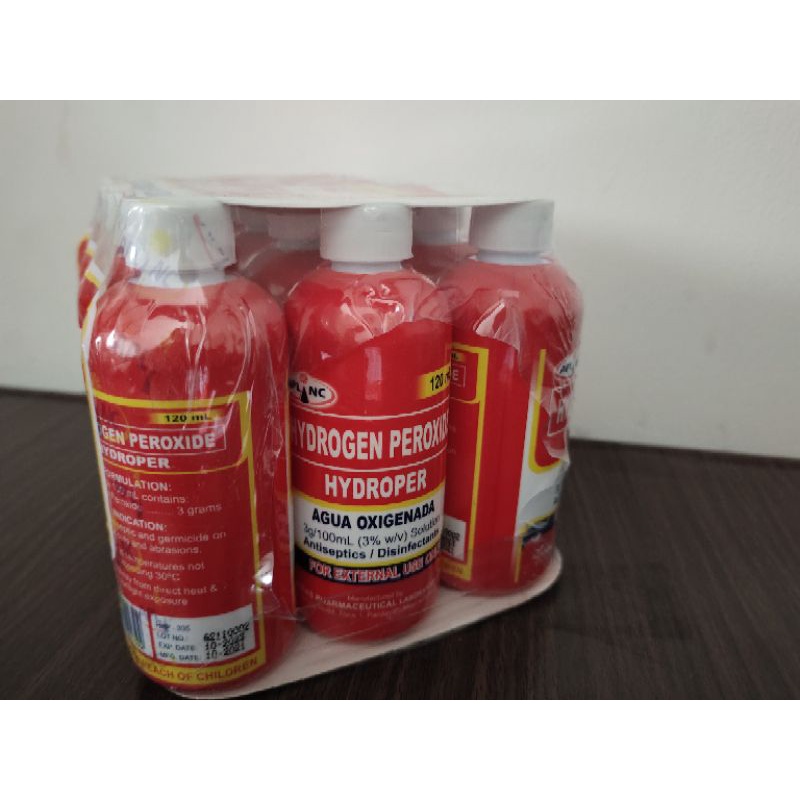 HYDROGEN PEROXIDE HYDROPER Agua Oxigenada 60ml/120ml sold per piece ...