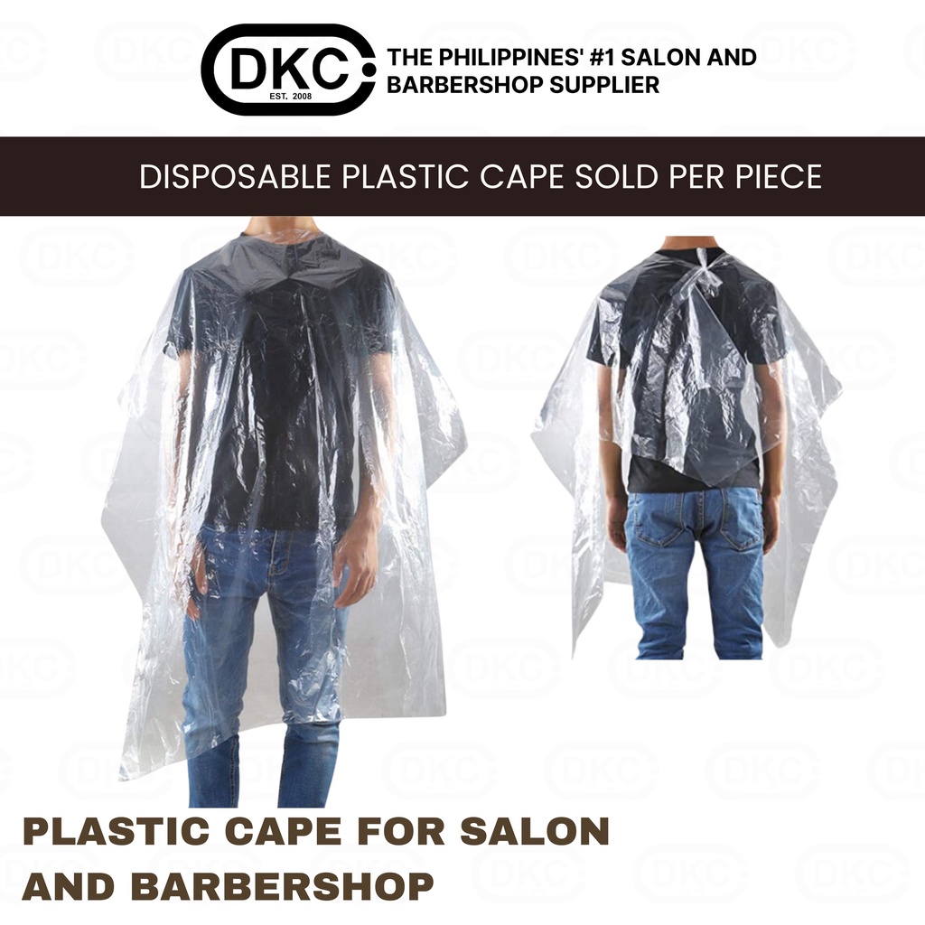 DKC Disposable Cape for Hair Cutting and Hair Coloring Sold Per Piece ...