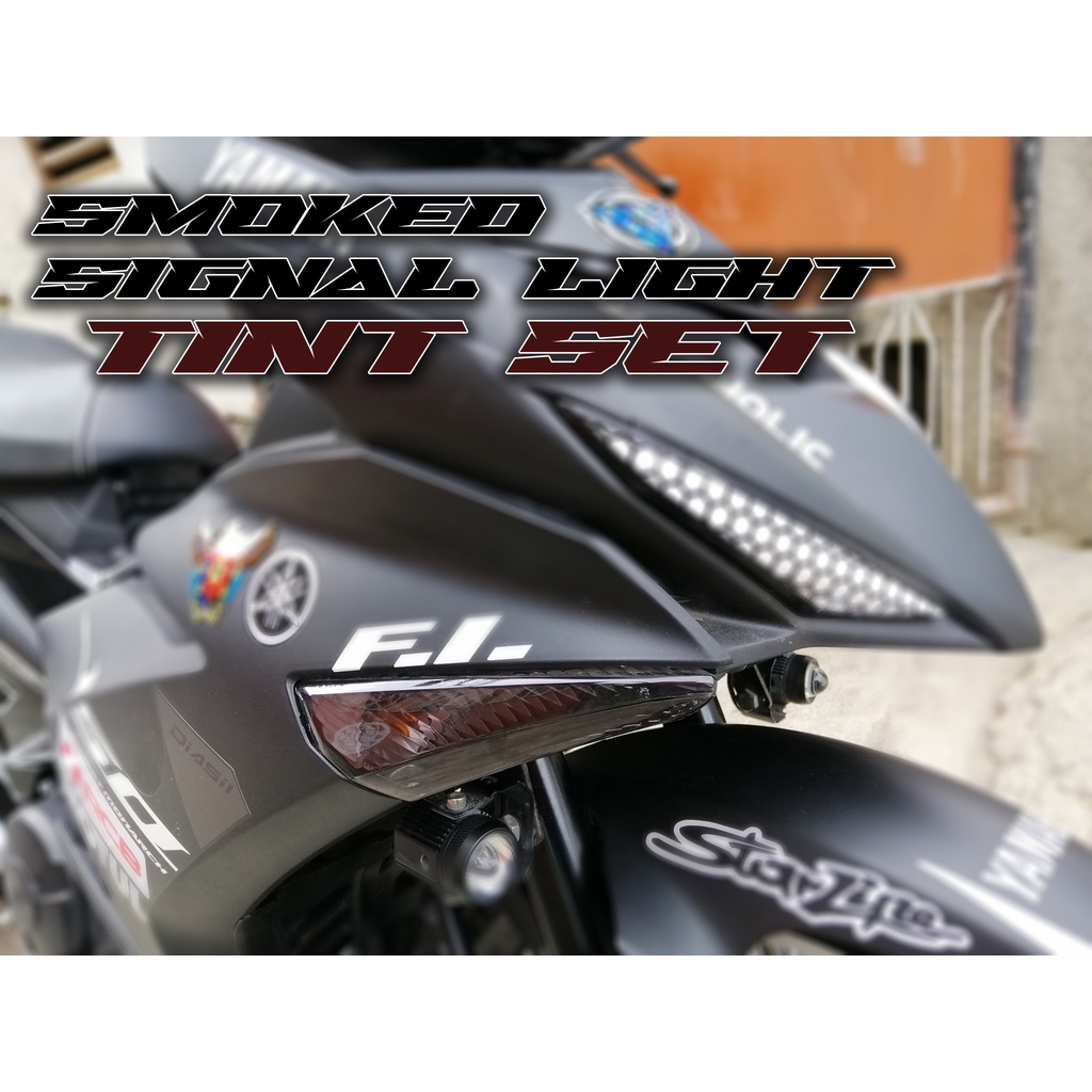 yamaha sniper 150 signal light tint smoke black | Shopee Philippines