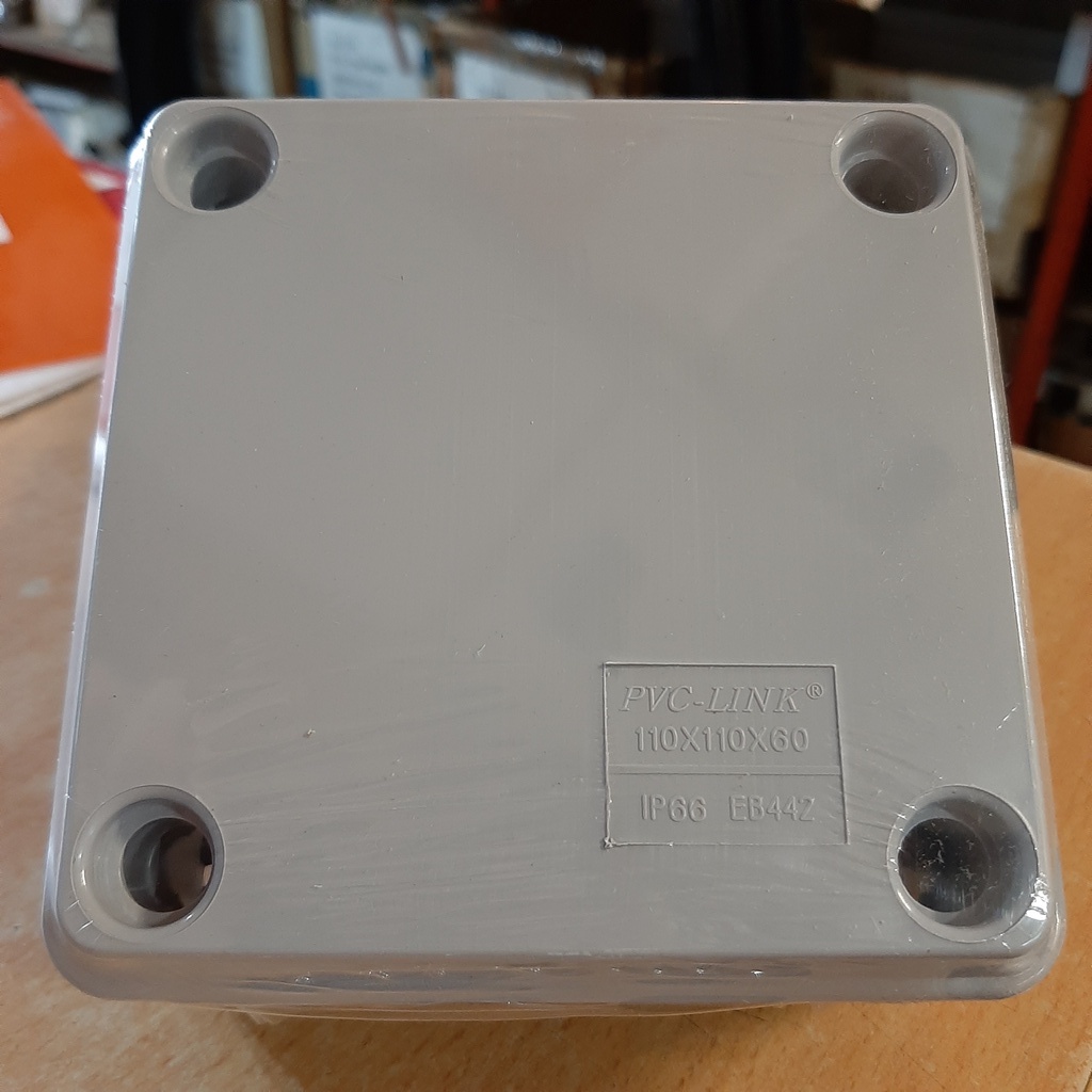 (Heavy Duty 442112) PVC-Link PVC junction box 110x110x60 (4x4x2) ABS ...