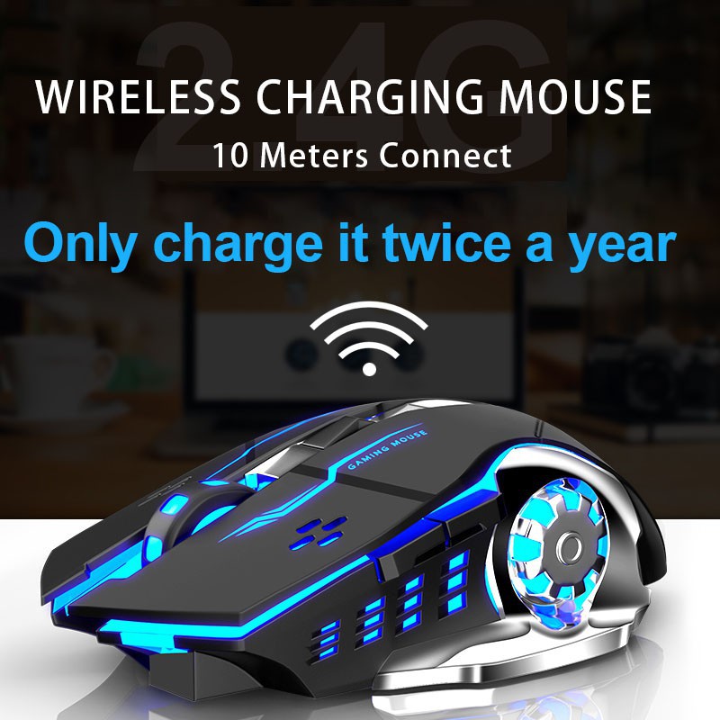 AULA Sc100 800mah Rechargable Wireless Mouse Charging Gaming Mice 4 ...