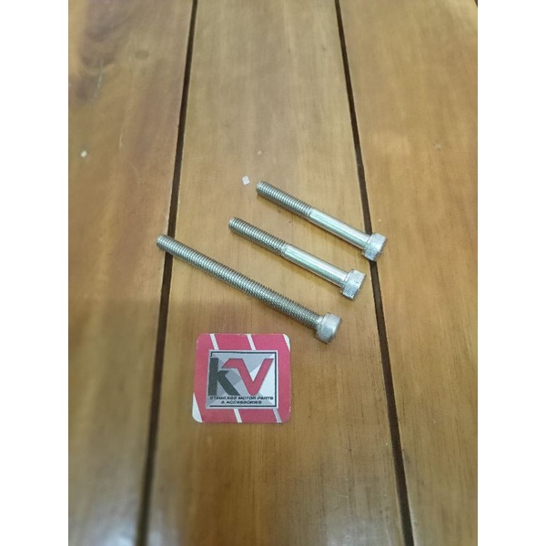 Stainless Allen Head Bolts for Barako Sprocket cover (3pcs. per Set ...