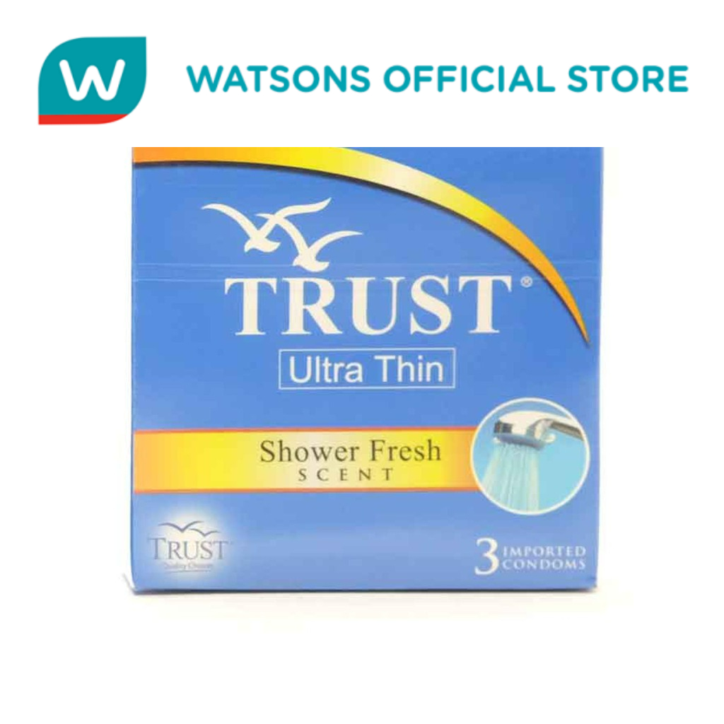 TRUST Ultra Thin Shower Fresh Scent 3s | Shopee Philippines
