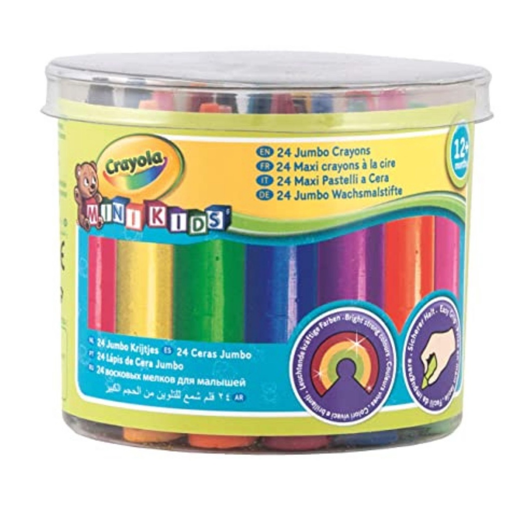 Crayola Mini Kids 24Ct Jumbo Crayon,12Pk,Asia | Shopee Philippines