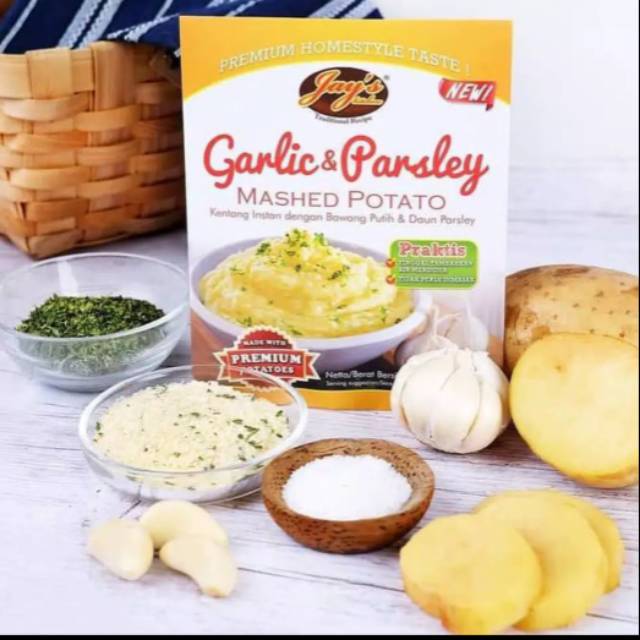 Jays Garlic Parsley Mashed Potato Traditional (Traditional Instant ...