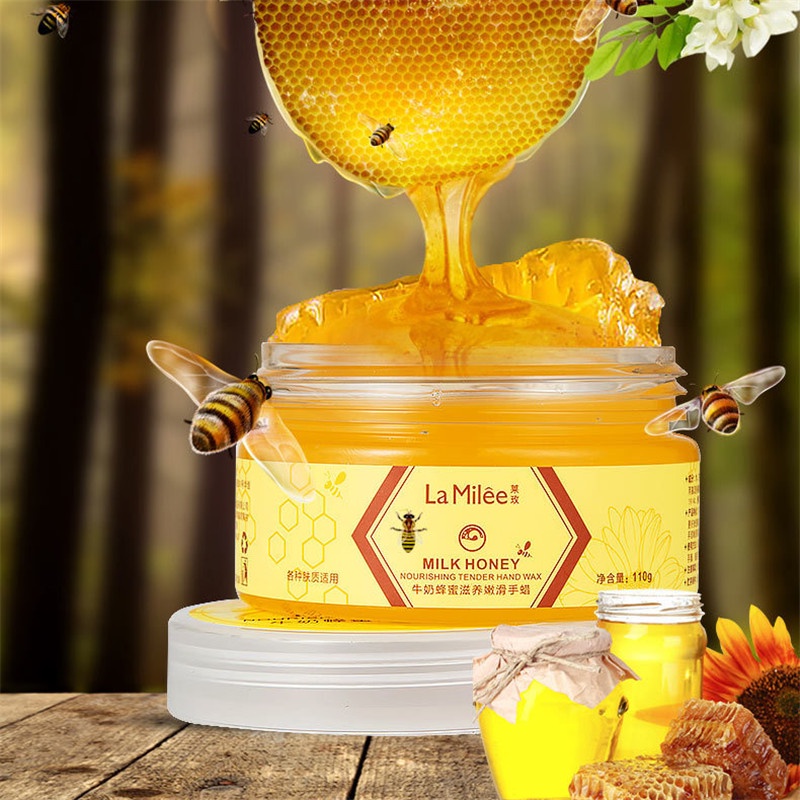 LAMILEE Milk Honey Hand Mask Hand Wax Moisturizing Whitening Skin Care ...