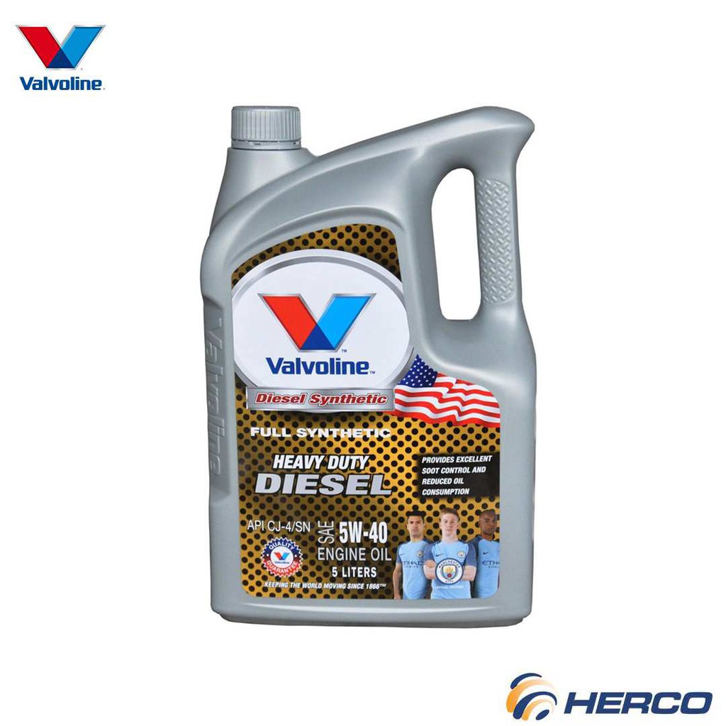 Valvoline All Fleet Premium 5W40 Premium Multigrade API CJ-4/SL 5 Liter ...