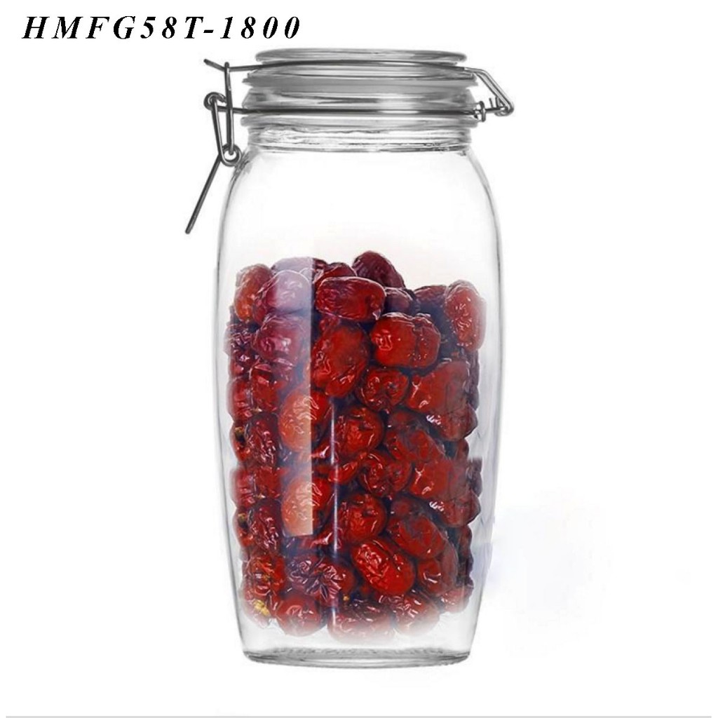 DELISOGA food storage glass jar candy jar fruit jar ️ | Shopee Philippines