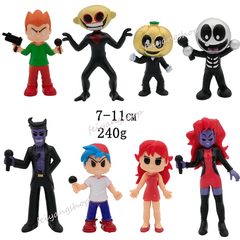 Friday Night Funkin Action Figrue Boyfriend Girlfriend Daddy Dearest ...