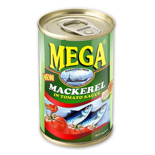 Mega Mackerel in Tomato Sauce 155g | Shopee Philippines