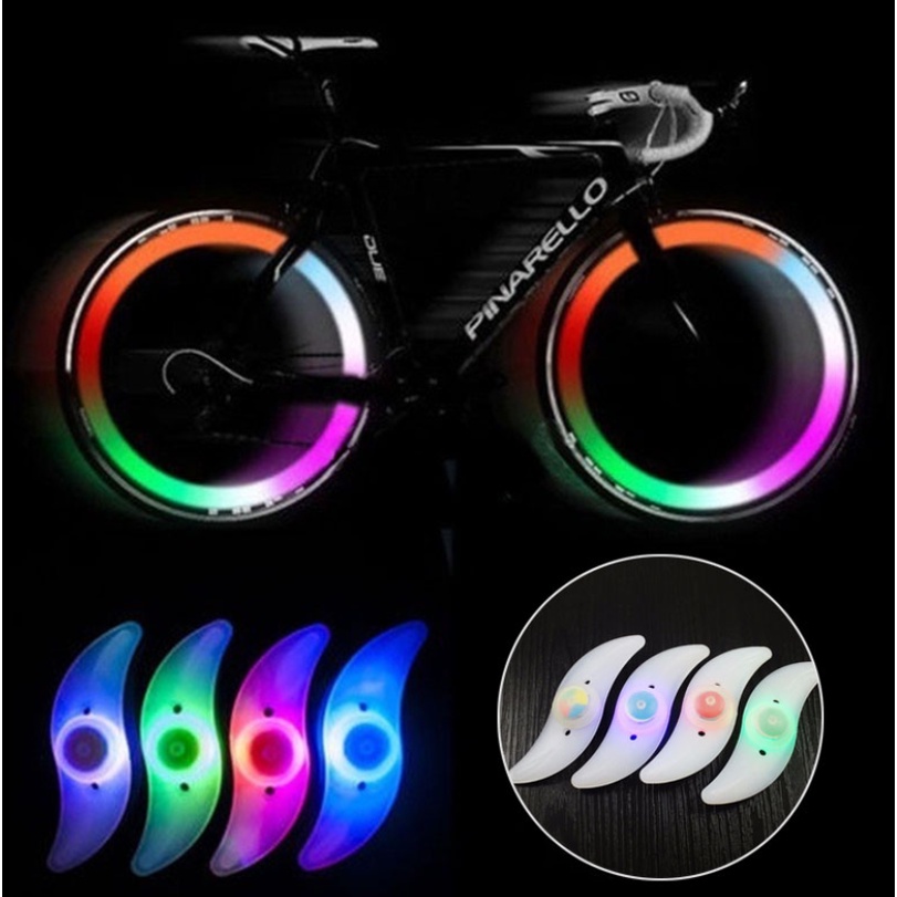 Bicycle Rim Light Bike Wheel Light LED Cycling Mags Light Safety ...