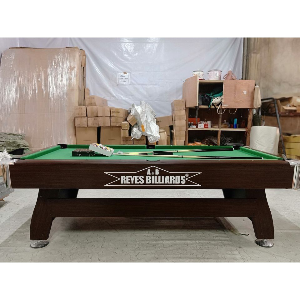 4x8 ft. JUNIOR SIZE BILLIARD TABLE (WALTER EDITION) WITH ACCESSORIES ...
