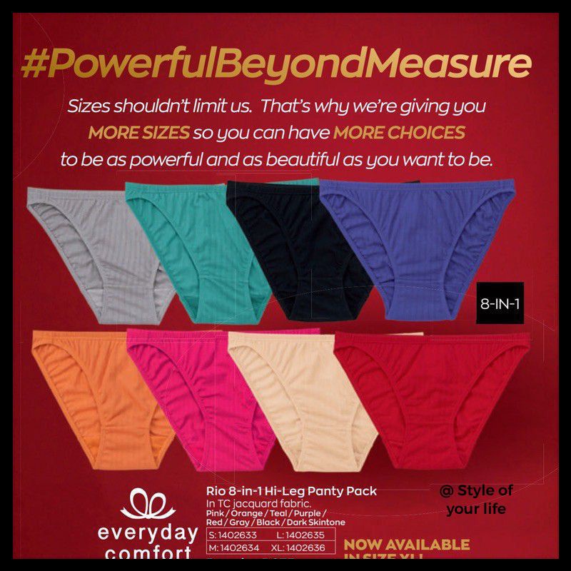 AVON RIO 8-IN-1 HI-LEG PANTY PACK | Shopee Philippines