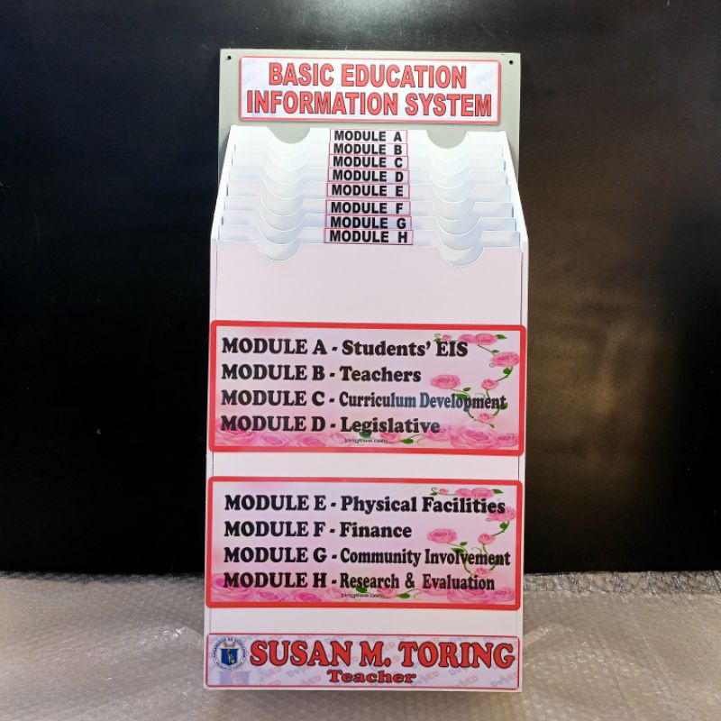 BEIS Rack Shool Forms Rack long folder 8 holes Module A-H, size 12"*24 ...