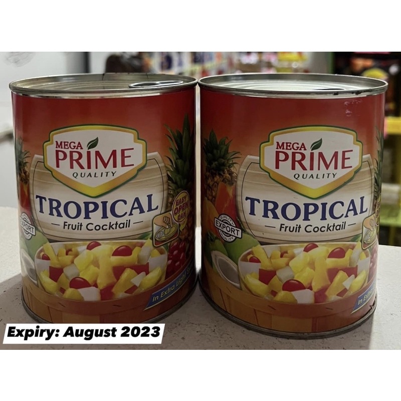 Prime Tropical Fruit Cocktail In Extra Light Syrup 822g | Shopee ...