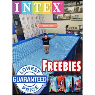INTEX 3m x 2m x 75cm with FREEBIES | Shopee Philippines