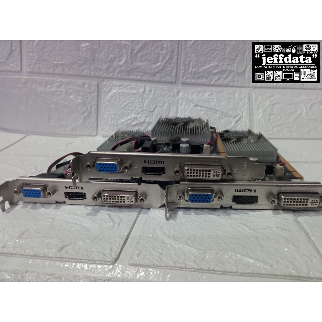 Gpu Geforce GT520/310 512mb 64bit Ddr3 PCI-e low profile dvi vga hdmi ...