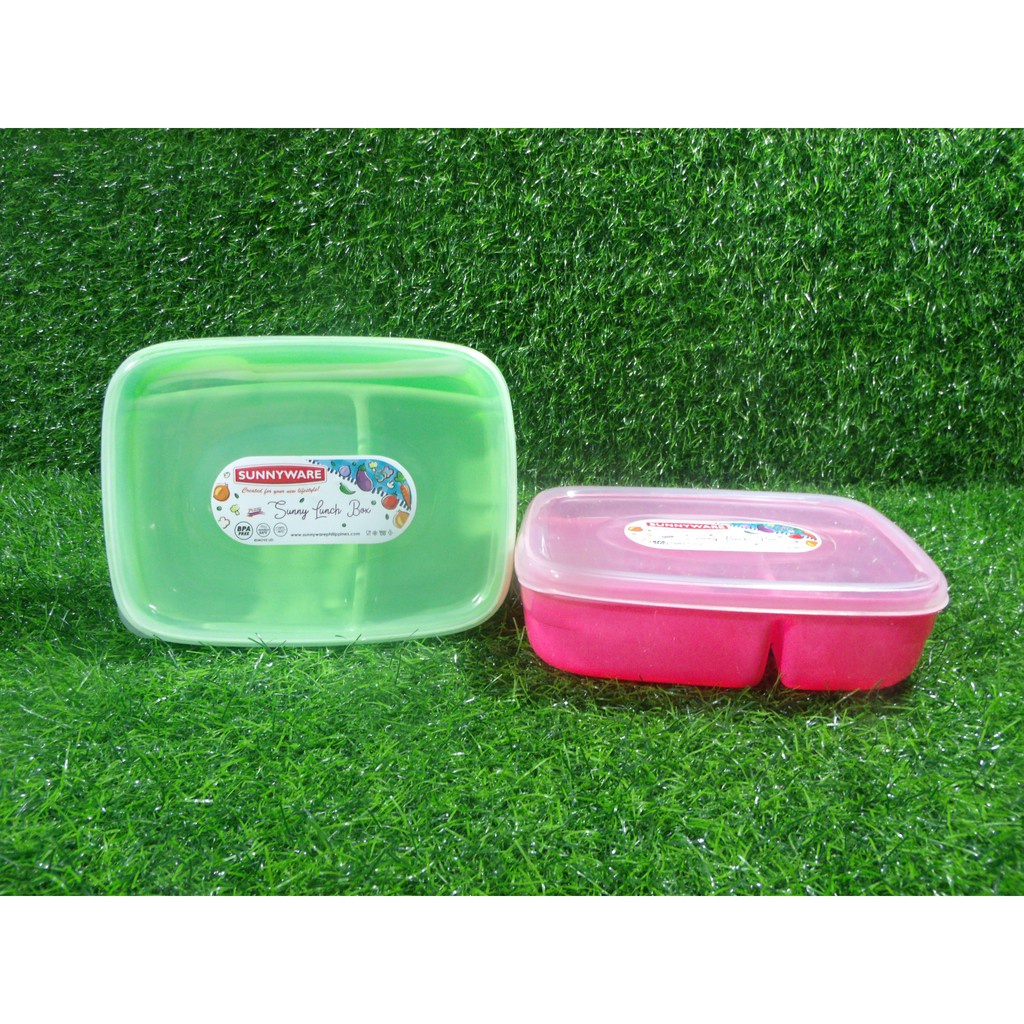 506 Sunnyware Sunny Lunch Box ( Choose Color ) | Shopee Philippines