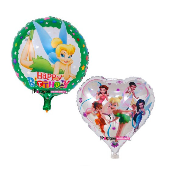 18 inches Round INS style DSN Tinker Bell cartoon birthday party ...