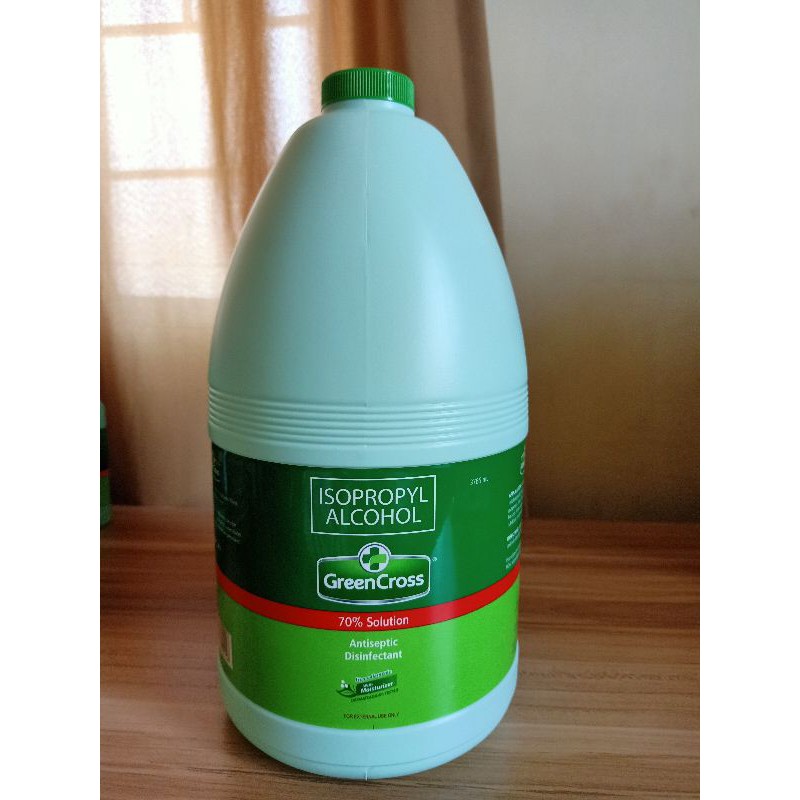 Green Cross Isopropyl Alcohol Original Gallon Shopee Philippines | My ...