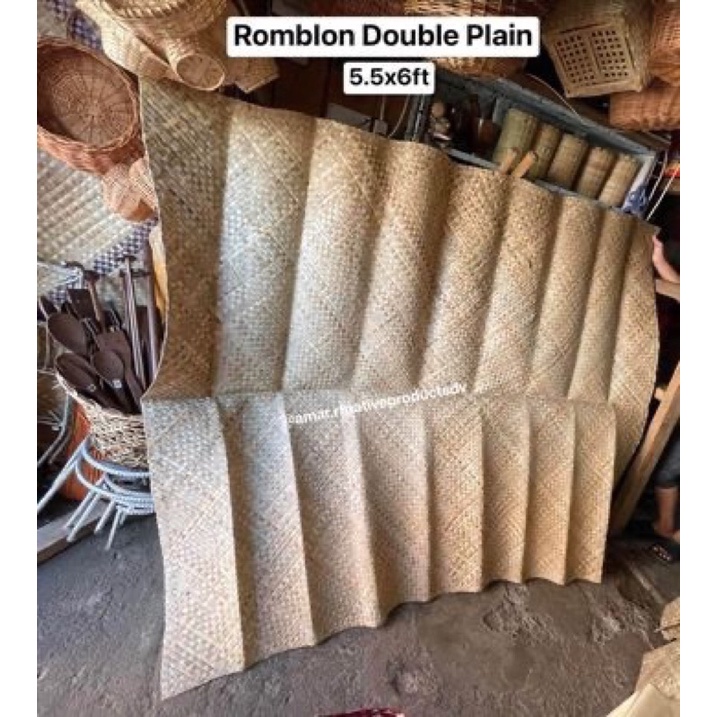 Romblon Double Banig Plain | Shopee Philippines
