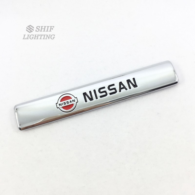 1 x Metal NISSAN Car Side Fender Rear Emblem Badge Sticker | Shopee ...