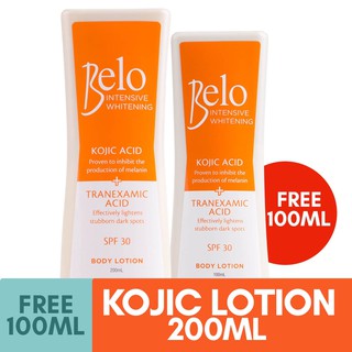 Belo Intensive Whitening Lotion 200mL + free 100mL | Shopee Philippines