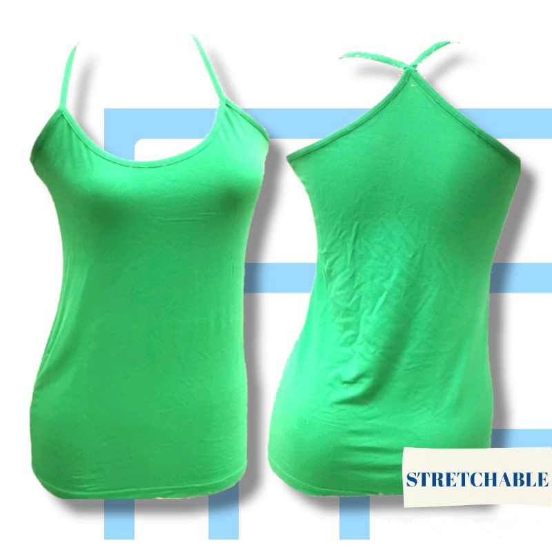 Blue Rae Fashion Ladies Spaghetti Sando Blouse/Racerback Sando | Shopee ...