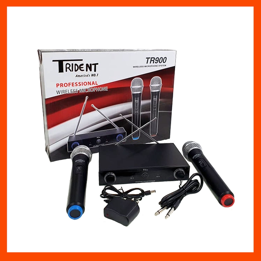 Original TRIDENT TR900 WIRELESS MICROPHONE - tested and brandnew ...