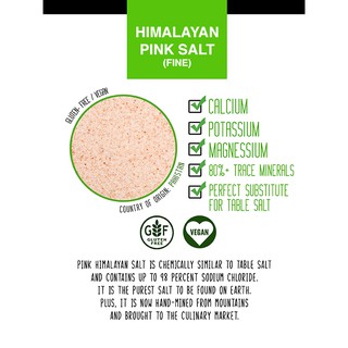 Greenola Fine Grind Himalayan Pink Salt (Wholesale) 500G 1 Kg | Shopee ...