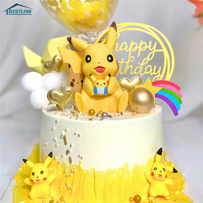 Pikachu Pokemon Birthday Cake Topper Template Printable DIY, 48% OFF
