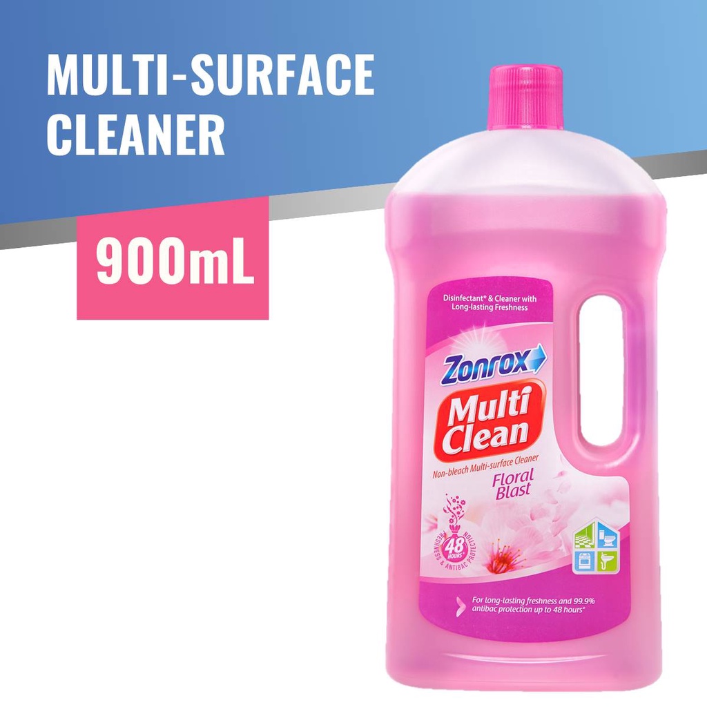 Zonrox Multi Surface Cleaner Floral Blast 900Ml | Shopee Philippines