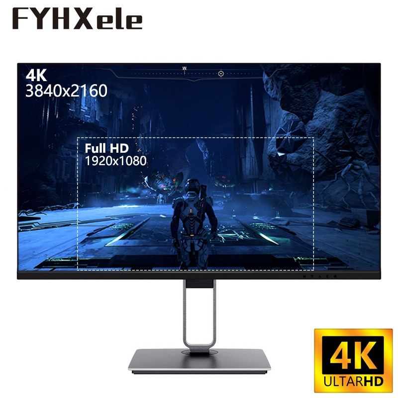 27inch PC Monitor 4K Computer Monitor 60Hz 1ms Response Adaptive-Sync ...