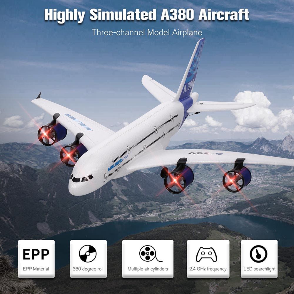 Fixed Wing 2.4G Controller High Speed for Airbus A380 Boeing 747 RC ...