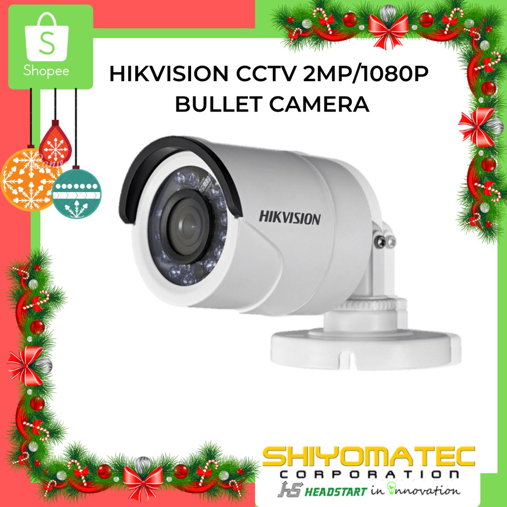 HIKVISION CCTV Camera 2MP / 1080P Bullet Camera | Shopee Philippines