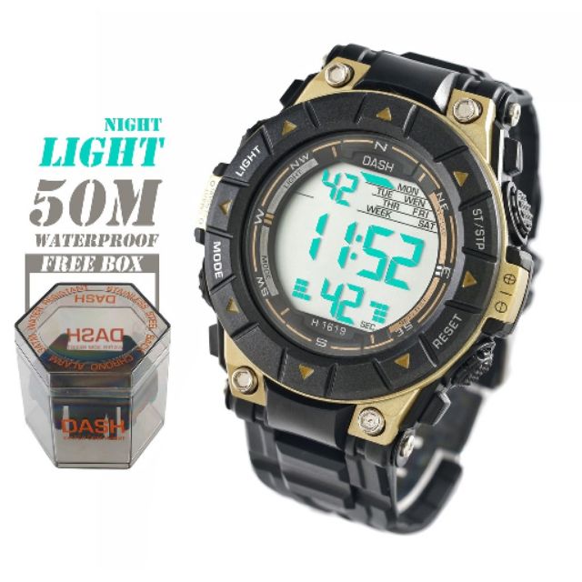 Dash waterproof watch with box movement electronic | Shopee Philippines