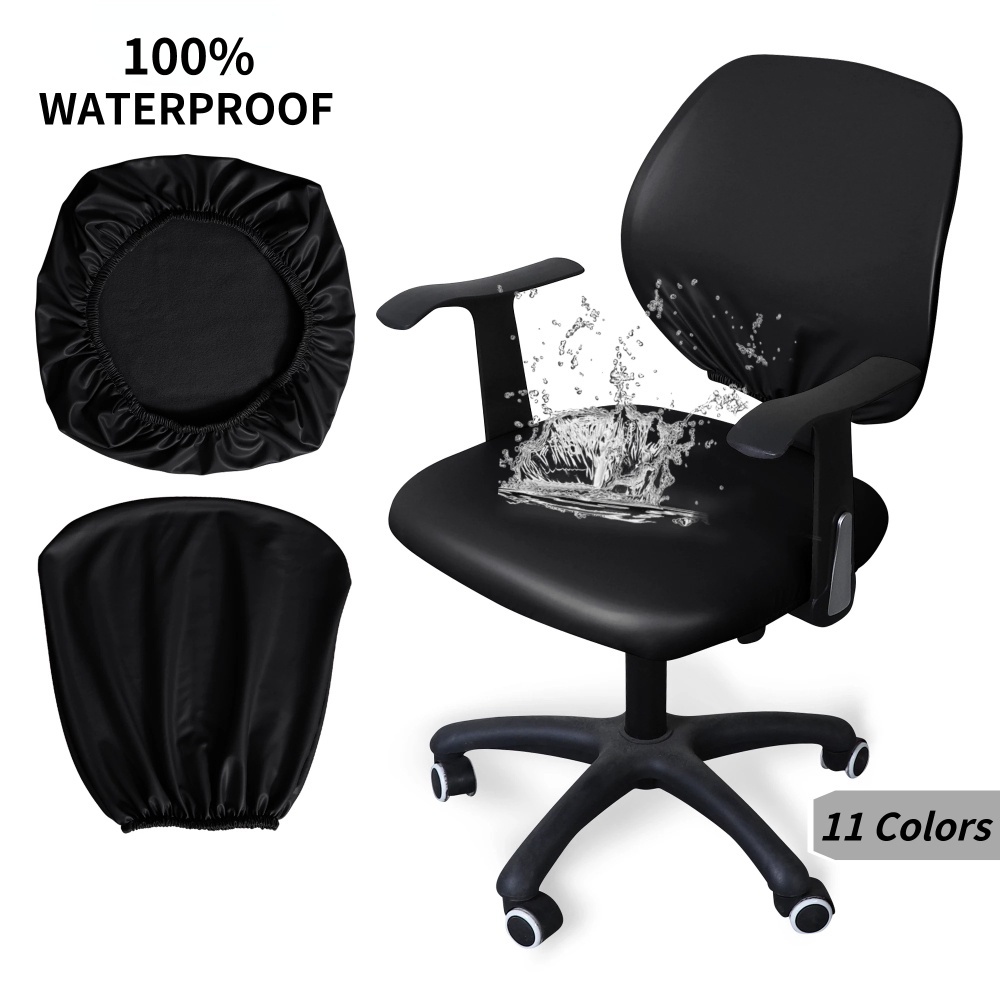 Waterproof Soft PU Leather Material Office Swivel Chair Cover Desk ...