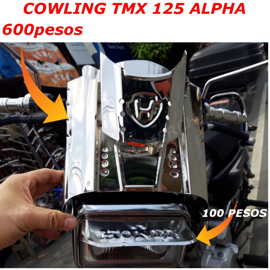 TMX 125 Alpha, Best Seller Cowling Maskara Stainless NEW DOUBLE Style ...