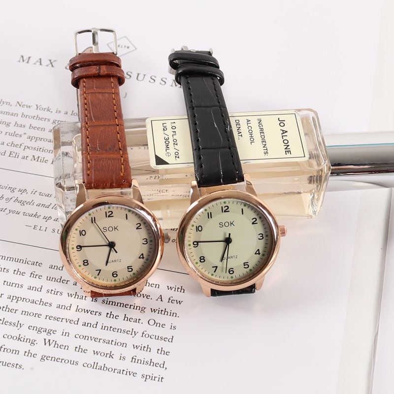 Watch Male Female Students Korean Version Time Simple Retro Cute Trendy ...