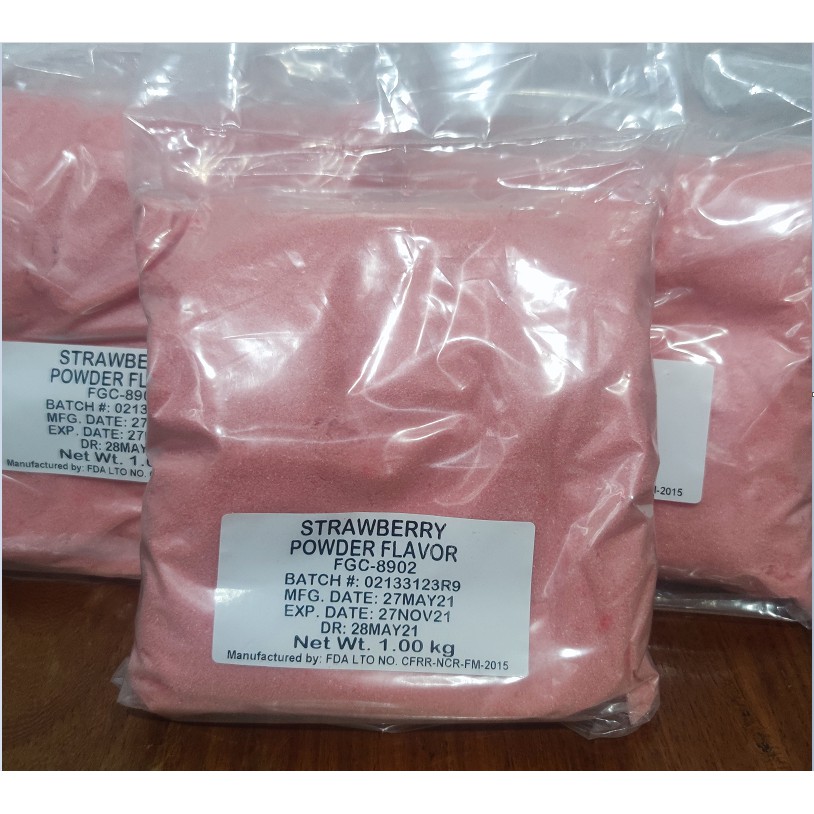 Primera Strawberry Premium Powder Flavor 1kg for Milktea, Milk Tea ...