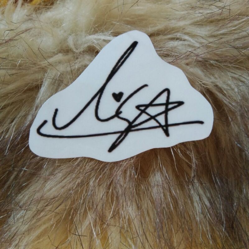 BLACKPINK TRANSPARENT SIGNATURE STICKERS | Shopee Philippines