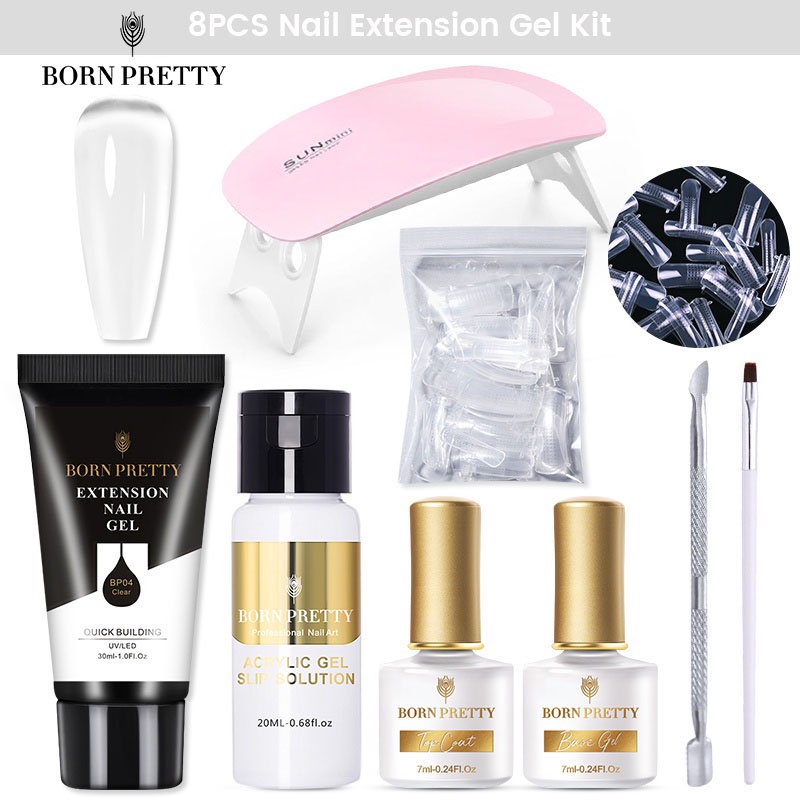 Born Pretty Nail Extension Gel Kit Quick Building Set For Extensions ...