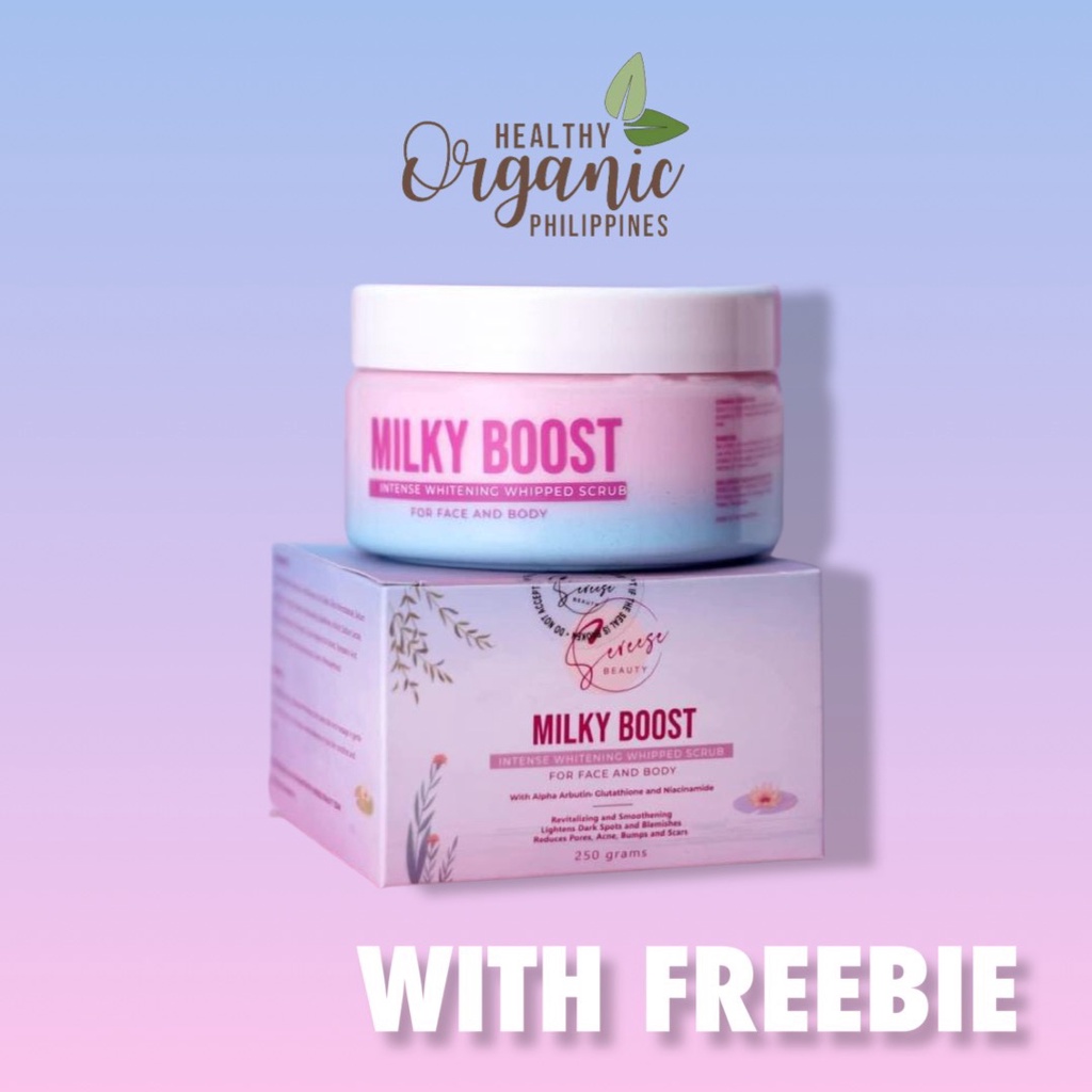 Sereese Beauty Milky Boost Instant Whitening Whipped Scrub Face Body ...
