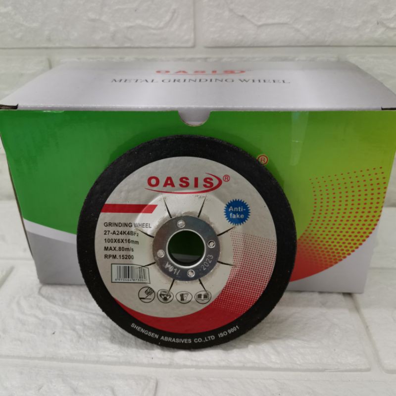 OASIS Grinding disc 4" (HEAVY DUTY) P26/pc 1 box 25 pcs | Shopee ...